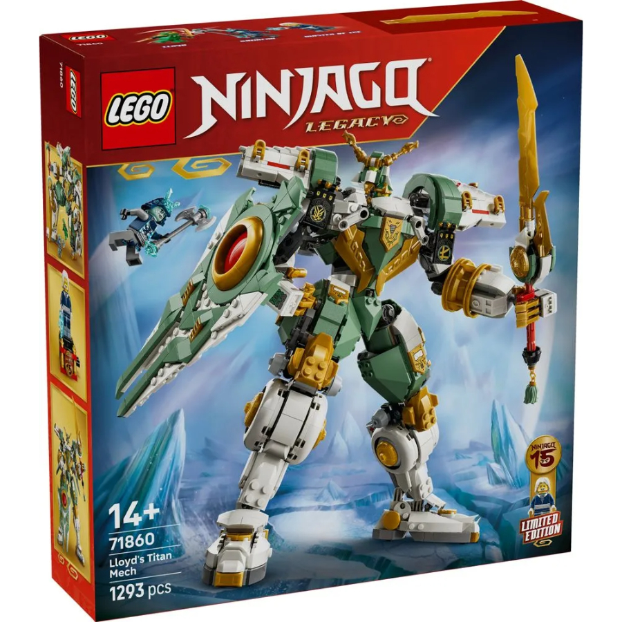 LEGO NINJAGO 15th Anniversary Set Lloyds Titan Mech | Toy Brands L-Z ...