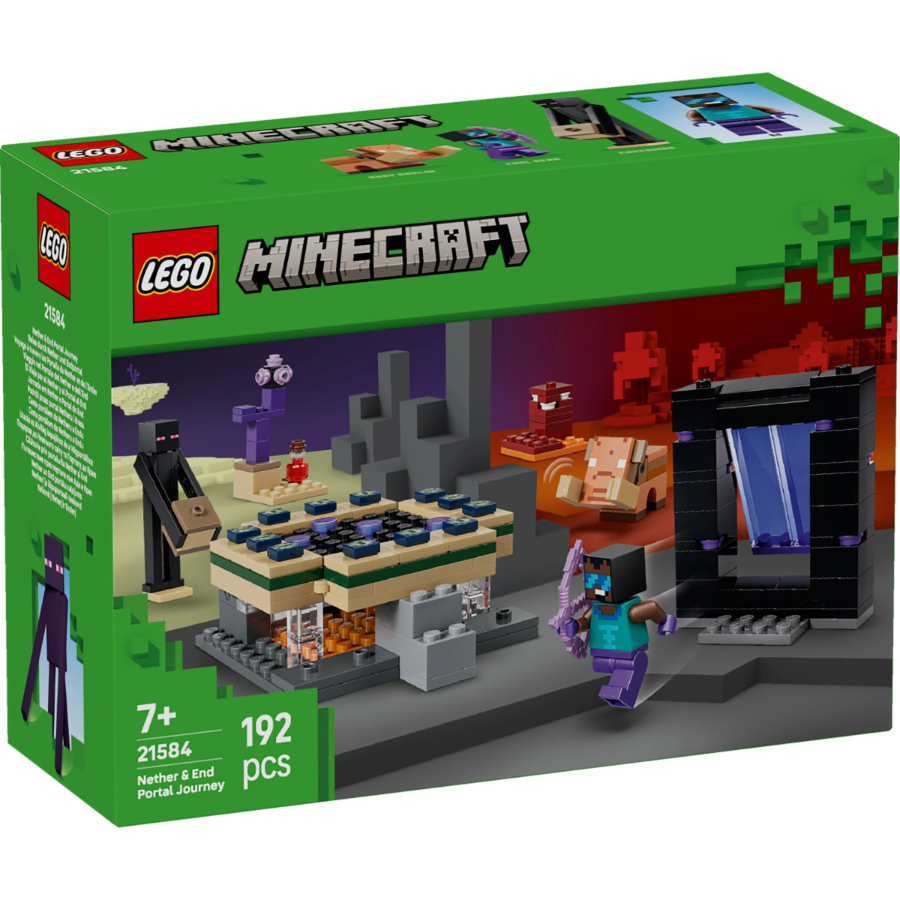 LEGO Minecraft Nether & End Portal Journey | Toy Brands L-Z | Casey's Toys