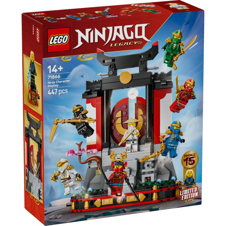LEGO NINJAGO 15th Anniversary Set Ninja Character Display | Toy Brands ...
